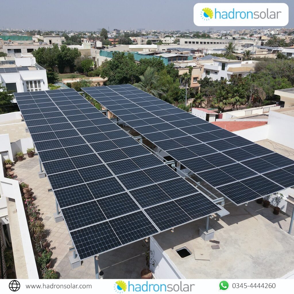 35 kW On-Grid Solar System Installed with Elevated Walkway Structure ...