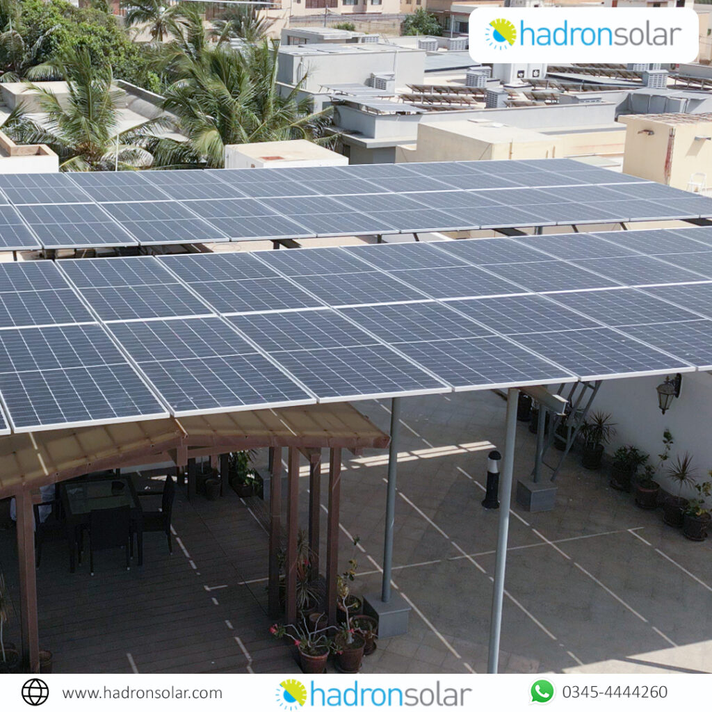 35 kW On-Grid Solar System Installed with Elevated Walkway Structure ...